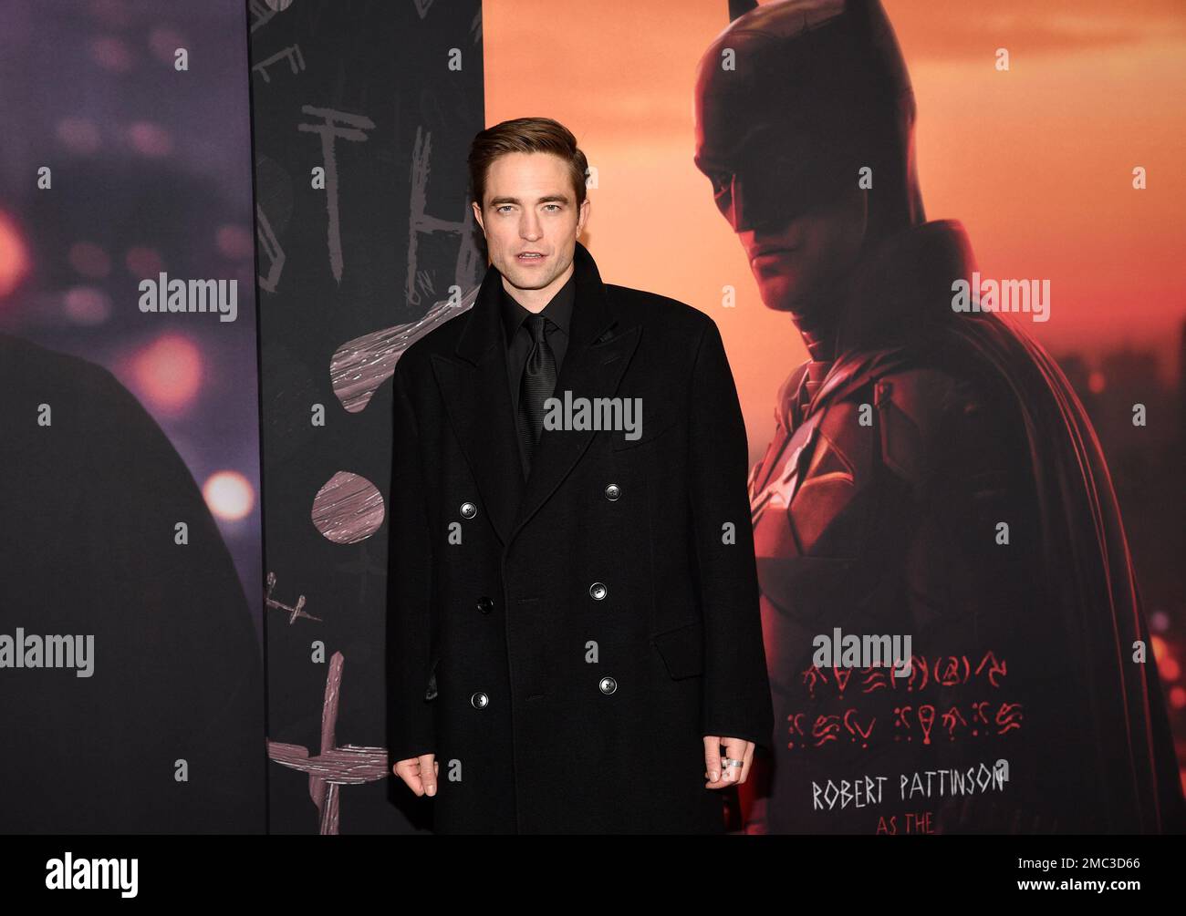 Robert Pattinson attends the world premiere of "The Batman" at Lincoln ...