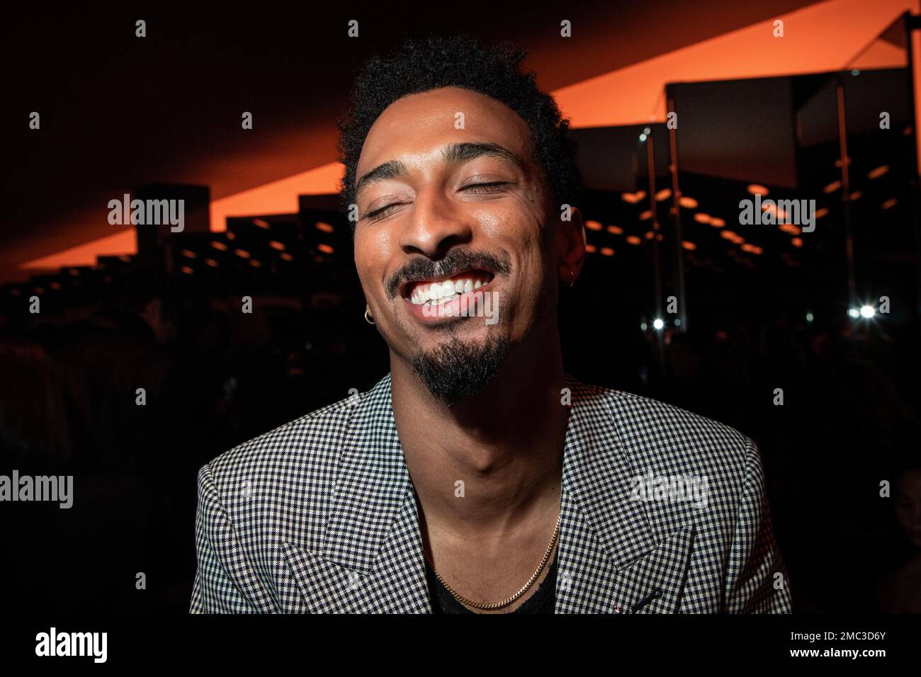 Travis Bennett a.k.a. Yung Taco poses for photographers ahead of the ...