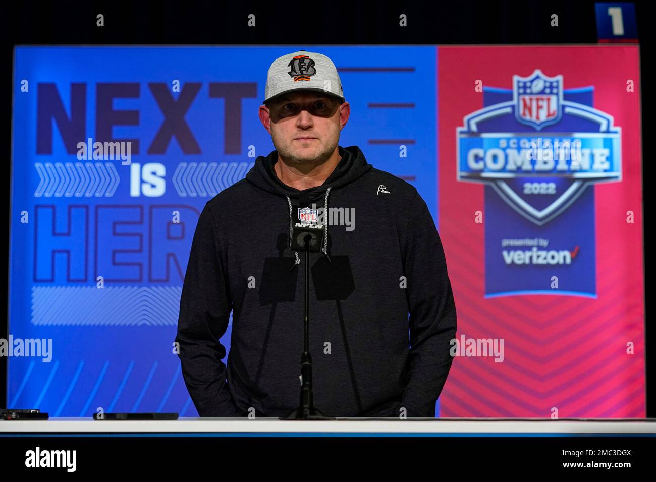 Cincinnati Bengals director of player personnel Duke Tobin speaks ...