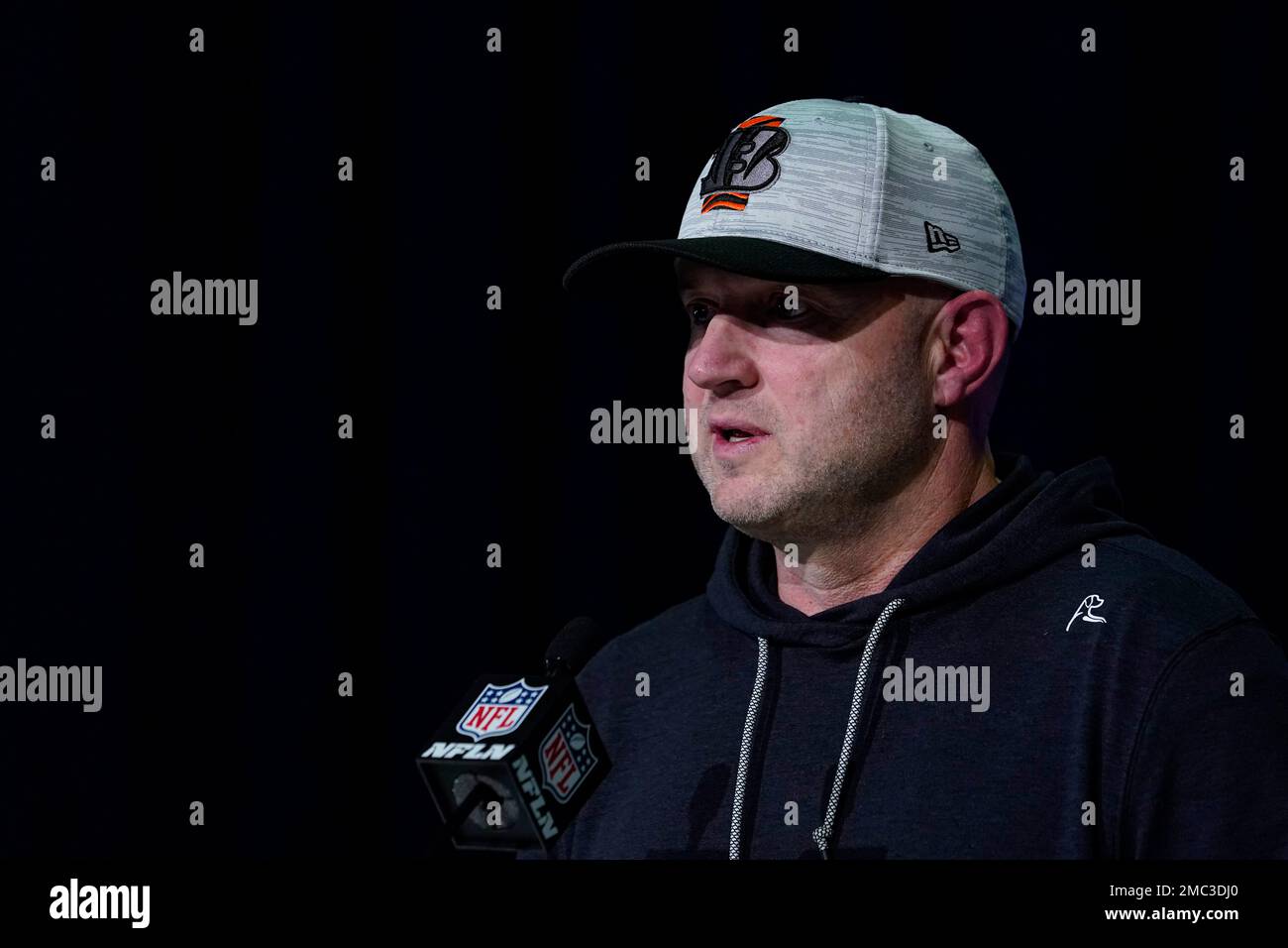 Cincinnati Bengals director of player personnel Duke Tobin speaks ...