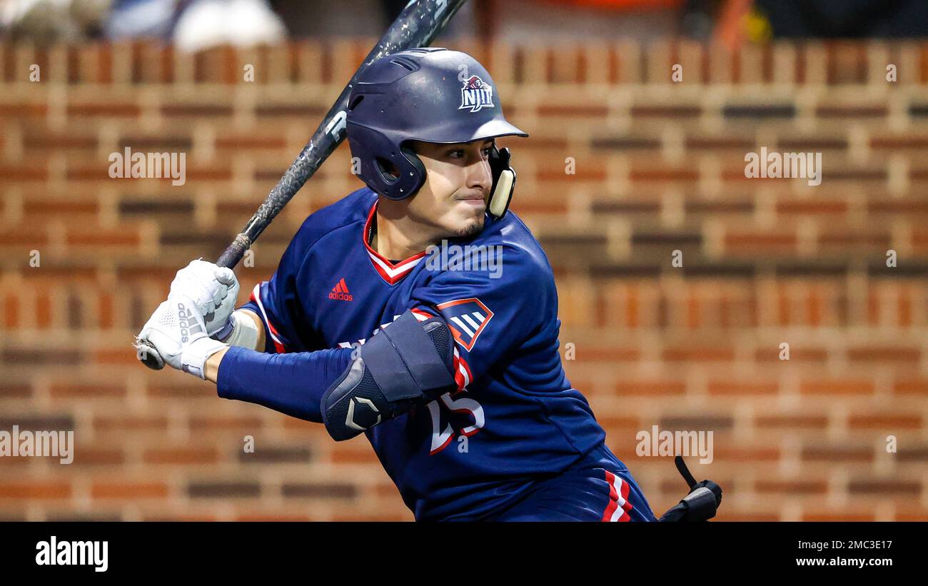 NJIT's Julio Marcano bats against Gardner-Webb during an NCAA baseball ...