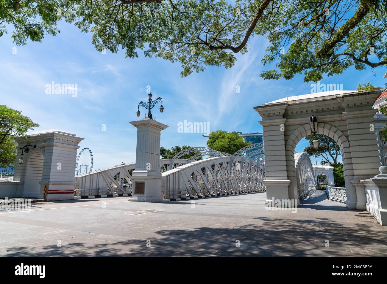 Singapore Anderson bridge Stock Photo - Alamy