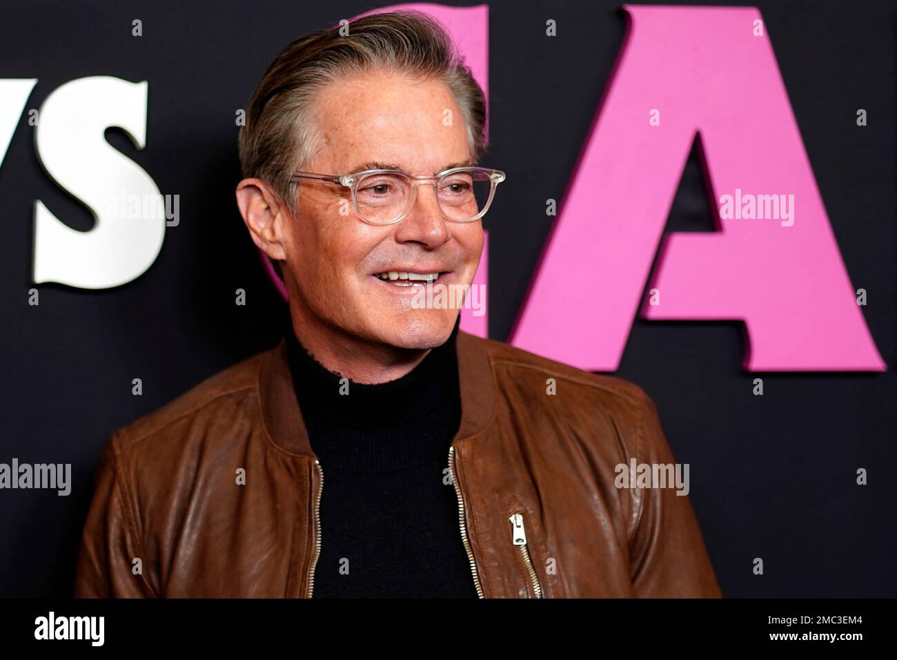 Kyle Maclahlan poses at the Peacock limited drama series "Joe vs ...