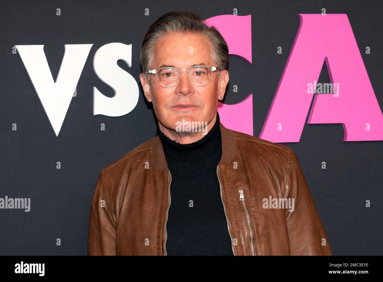 Kyle Maclahlan poses at the Peacock limited drama series "Joe vs ...