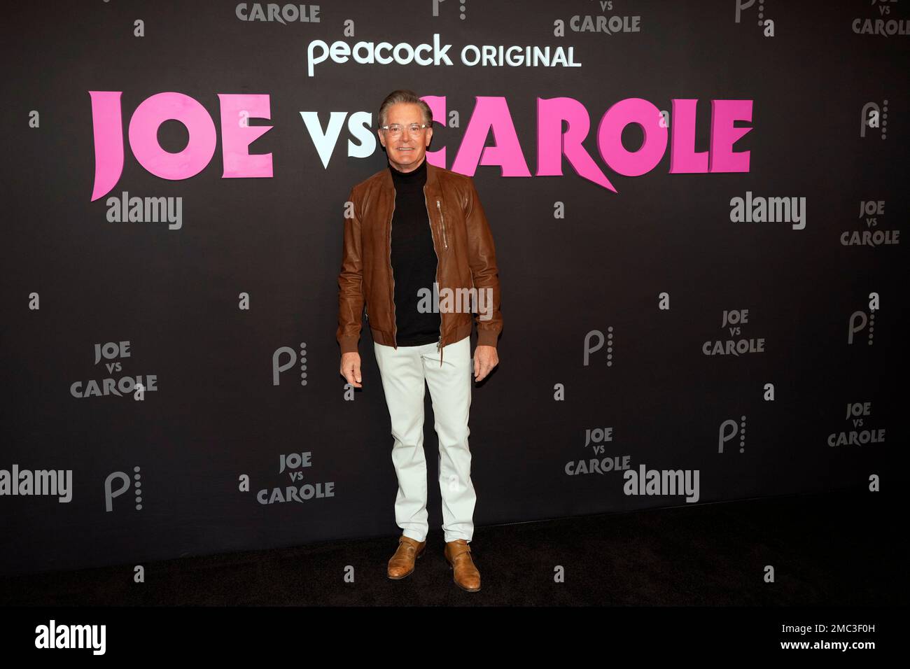 Kyle Maclahlan poses at the Peacock limited drama series "Joe vs ...