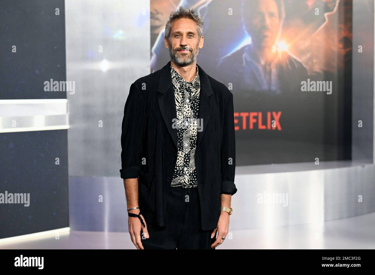 Composer Rob Simonsen attends the world premiere of "The Adam Project ...