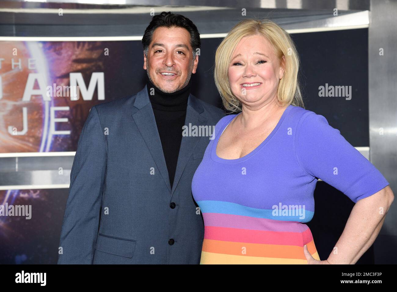 Caroline Rhea, right, and guest attend the world premiere of "The Adam ...
