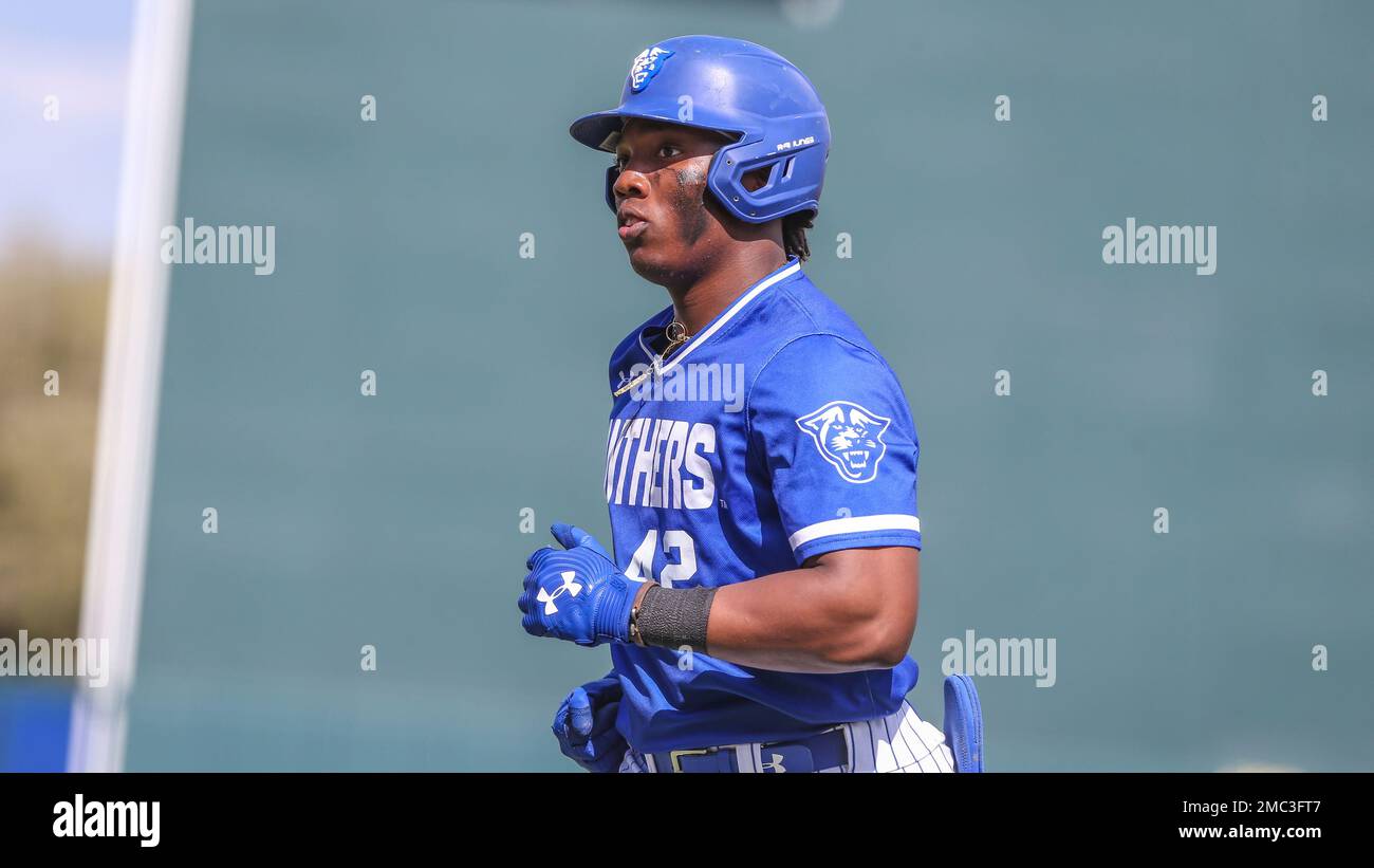 Georgia State outfielder JoJo Jackson (42) during an NCAA baseball game ...