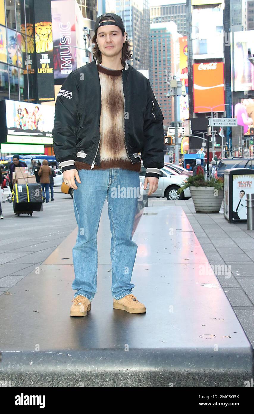Ne York, NY, USA. 20th Jan, 2023. Lukas Graham seen at Good Morning ...