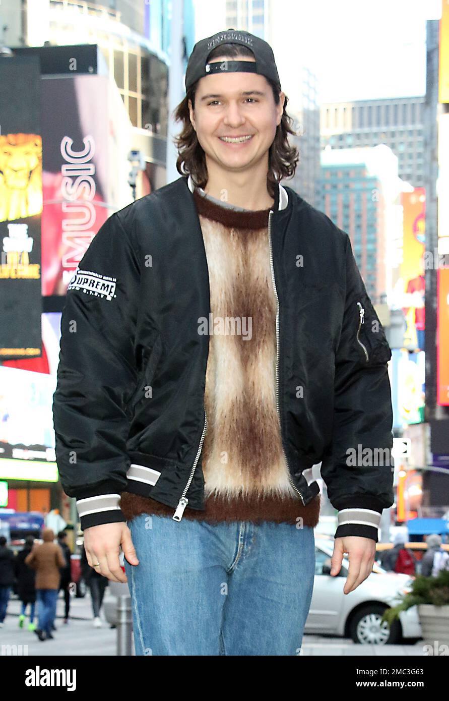 Ne York, NY, USA. 20th Jan, 2023. Lukas Graham seen at Good Morning ...