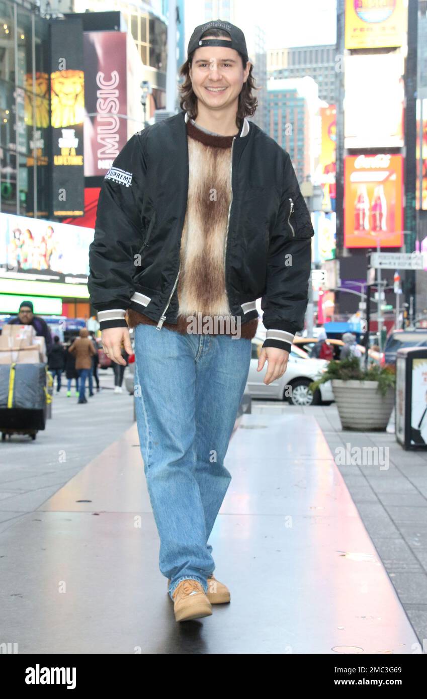 Ne York, NY, USA. 20th Jan, 2023. Lukas Graham seen at Good Morning ...
