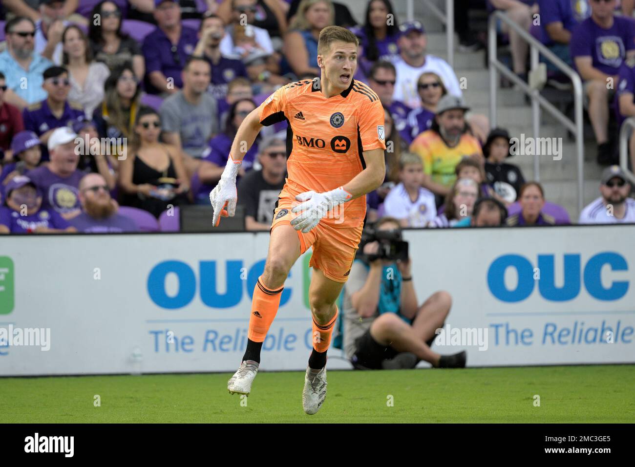 CF Montreal goalkeeper Sebastian Breza (1) during the second half of an ...
