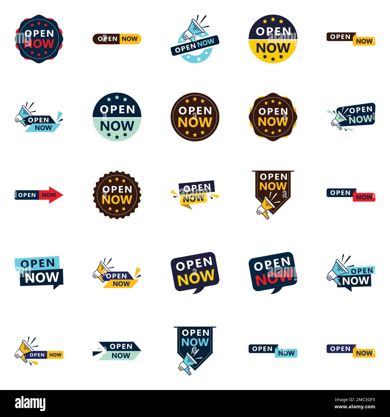 Businesses open banner hi-res stock photography and images - Alamy