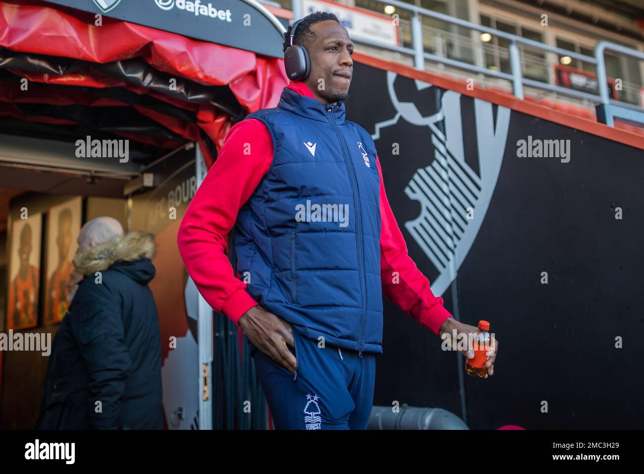 Willy Boly #30 of Nottingham Forest arrives before the Premier League ...