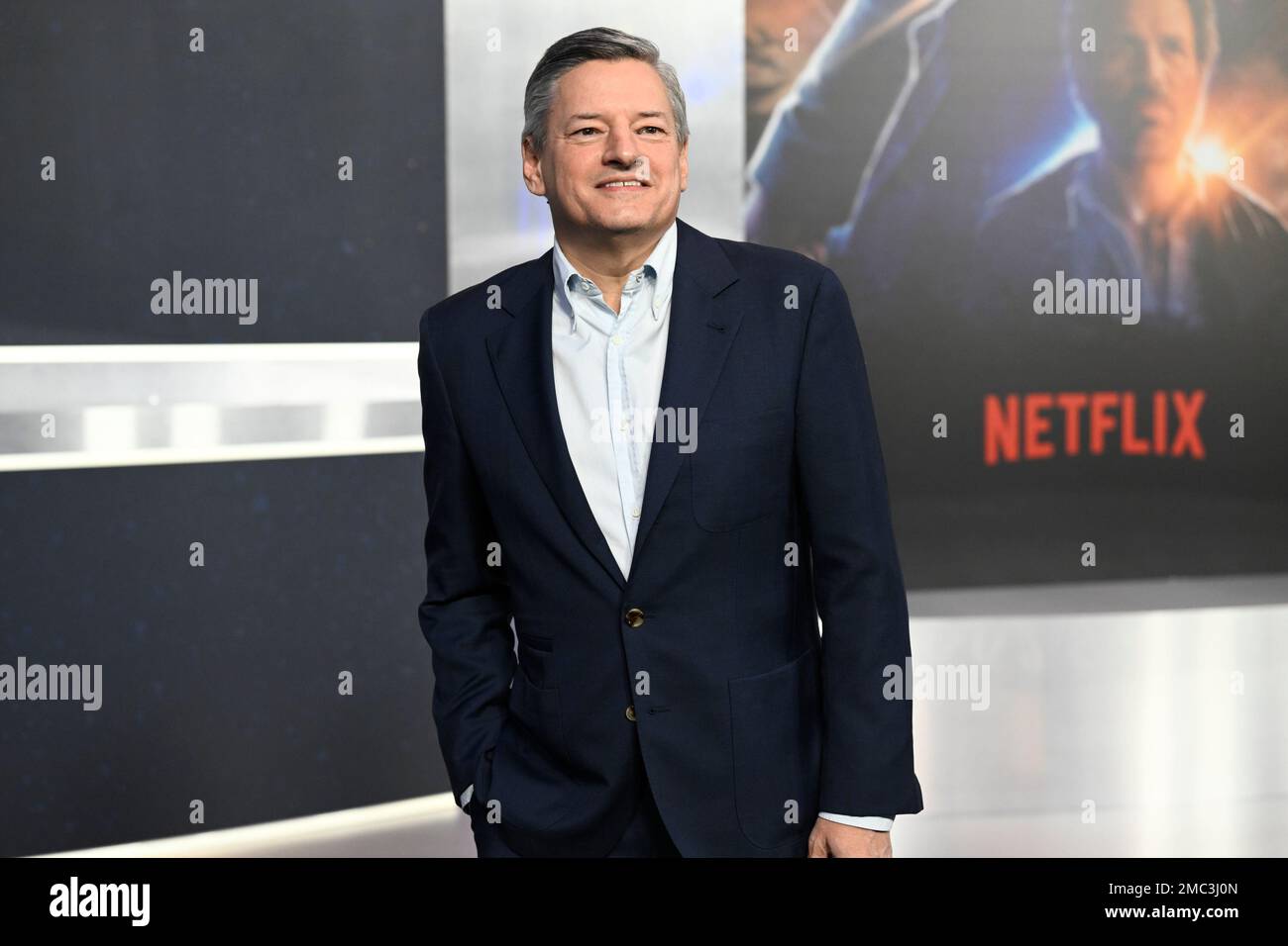 Netflix co-chief executive officer and chief content officer Ted Sarandos attends the world ...