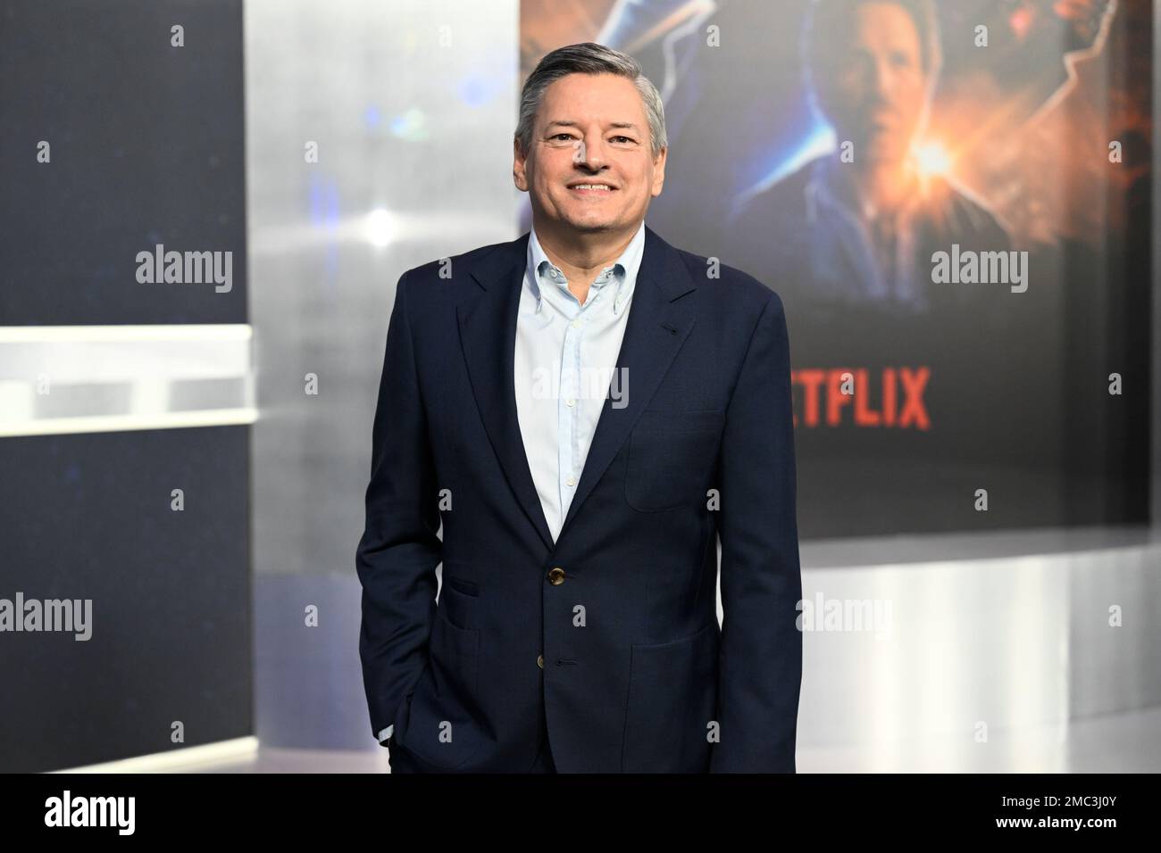 Netflix co-chief executive officer and chief content officer Ted Sarandos attends the world ...