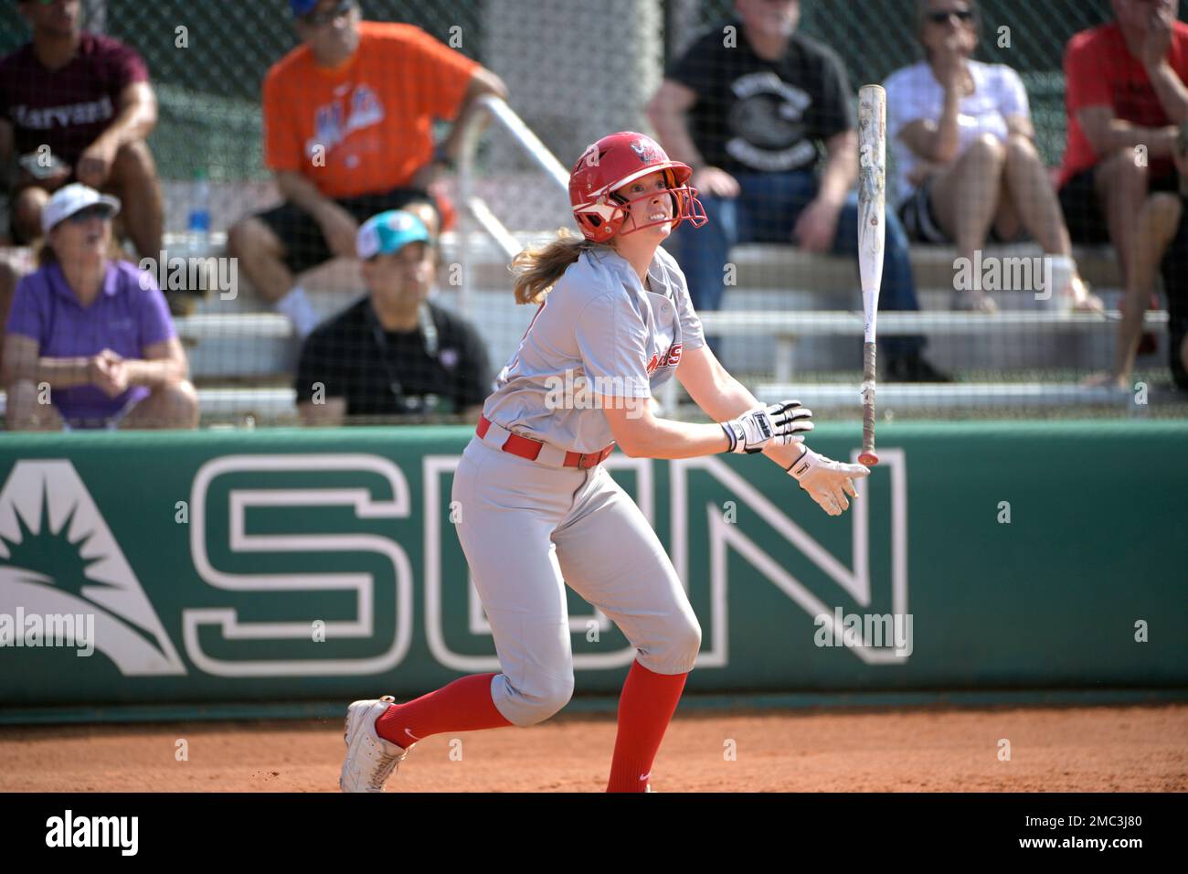 Marist's Kaley Coltrain (44) during an NCAA softball game against ...
