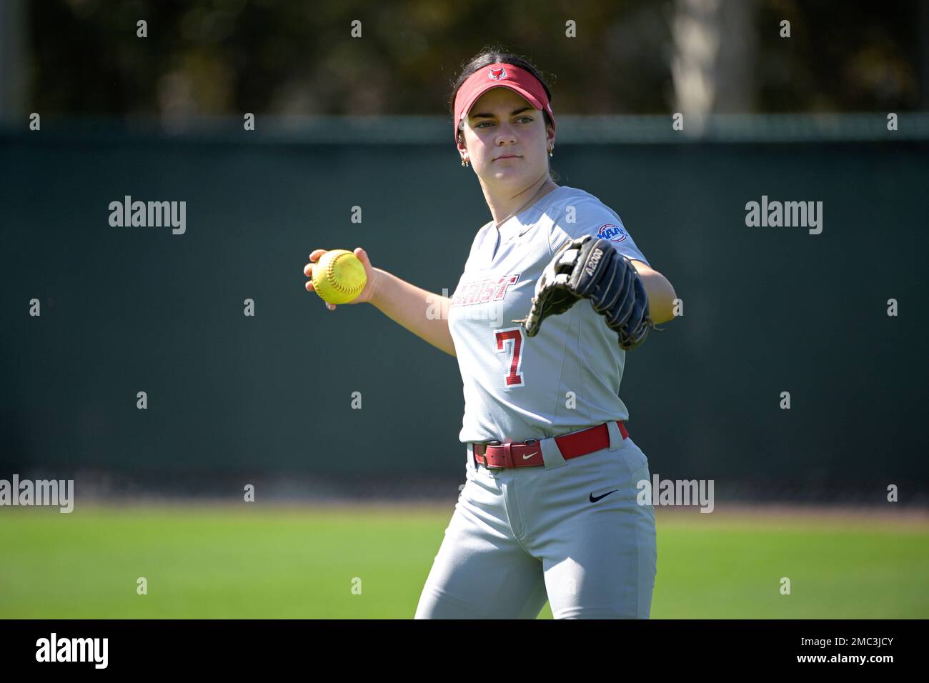 Marist's Lauren Morrell (7) during an NCAA softball game against ...