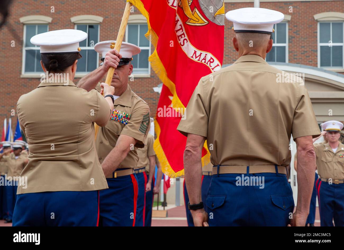 U.S. Marine Corps Col. Keith A. Parrella, commanding officer, Marine ...