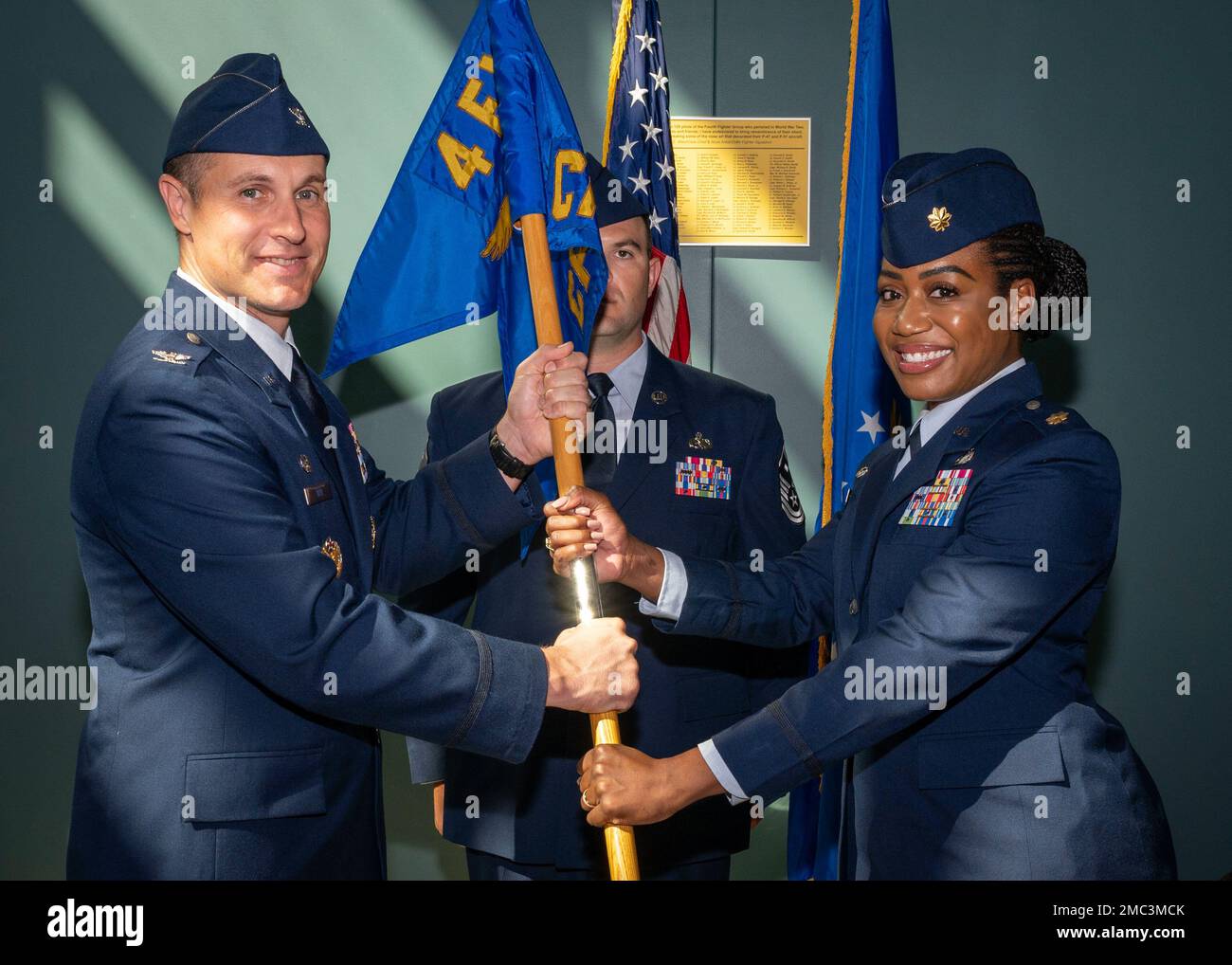 4th fighter wing change of command hi-res stock photography and images ...