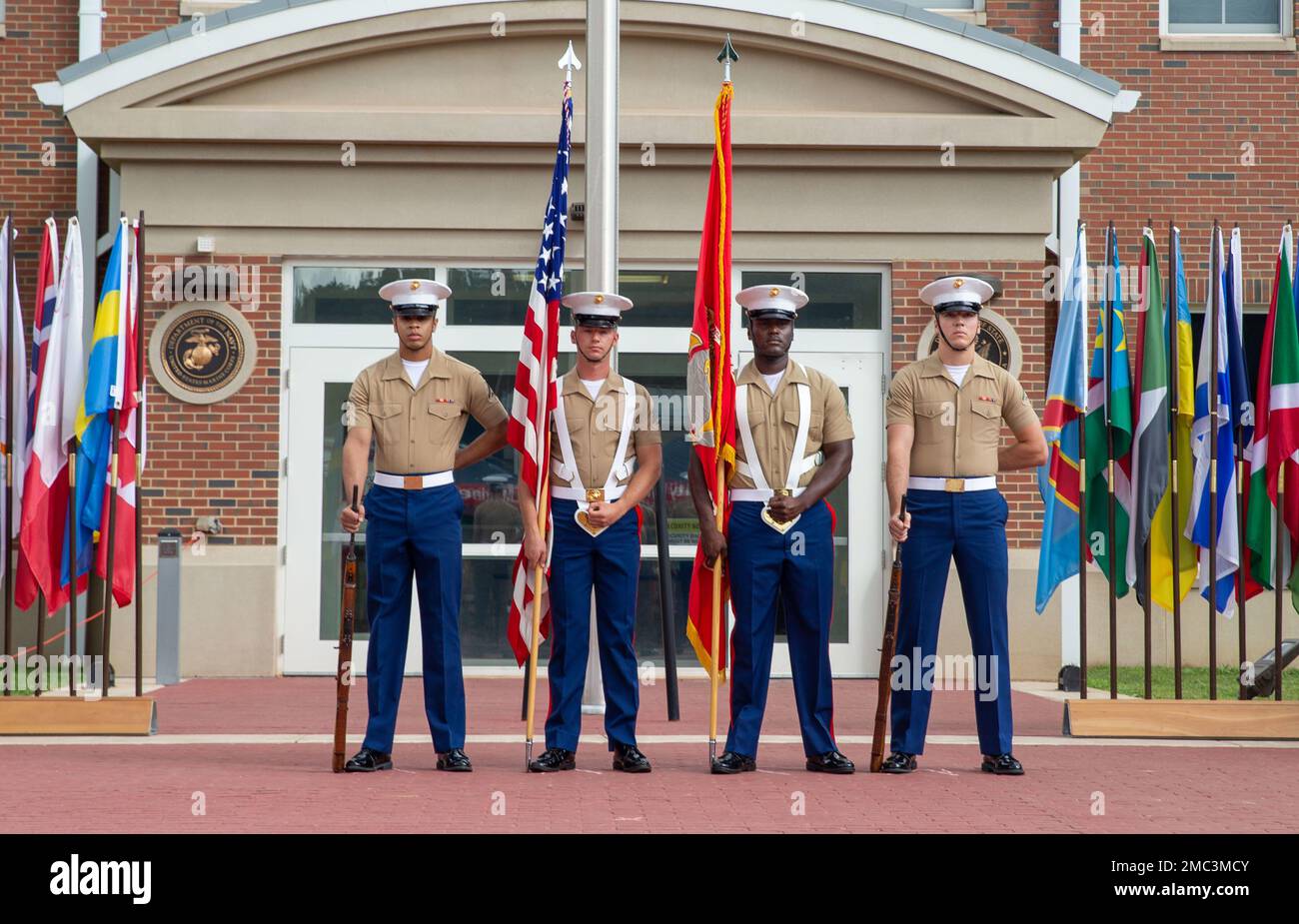 U.S. Marine Corps Col. Keith A. Parrella, commanding officer, Marine ...