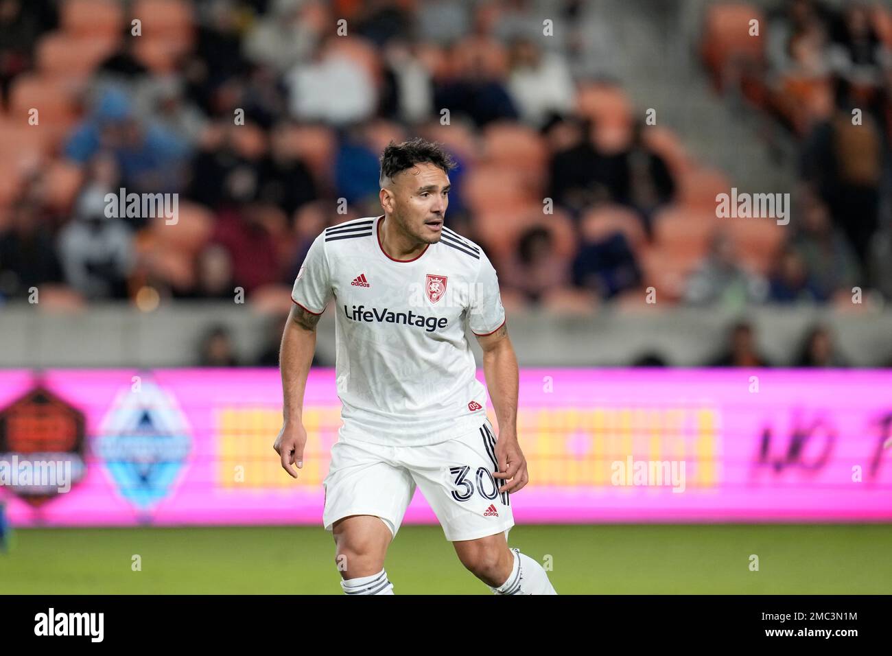 Real Salt Lake defenseman Marcelo Silva (30) during an MLS soccer match ...