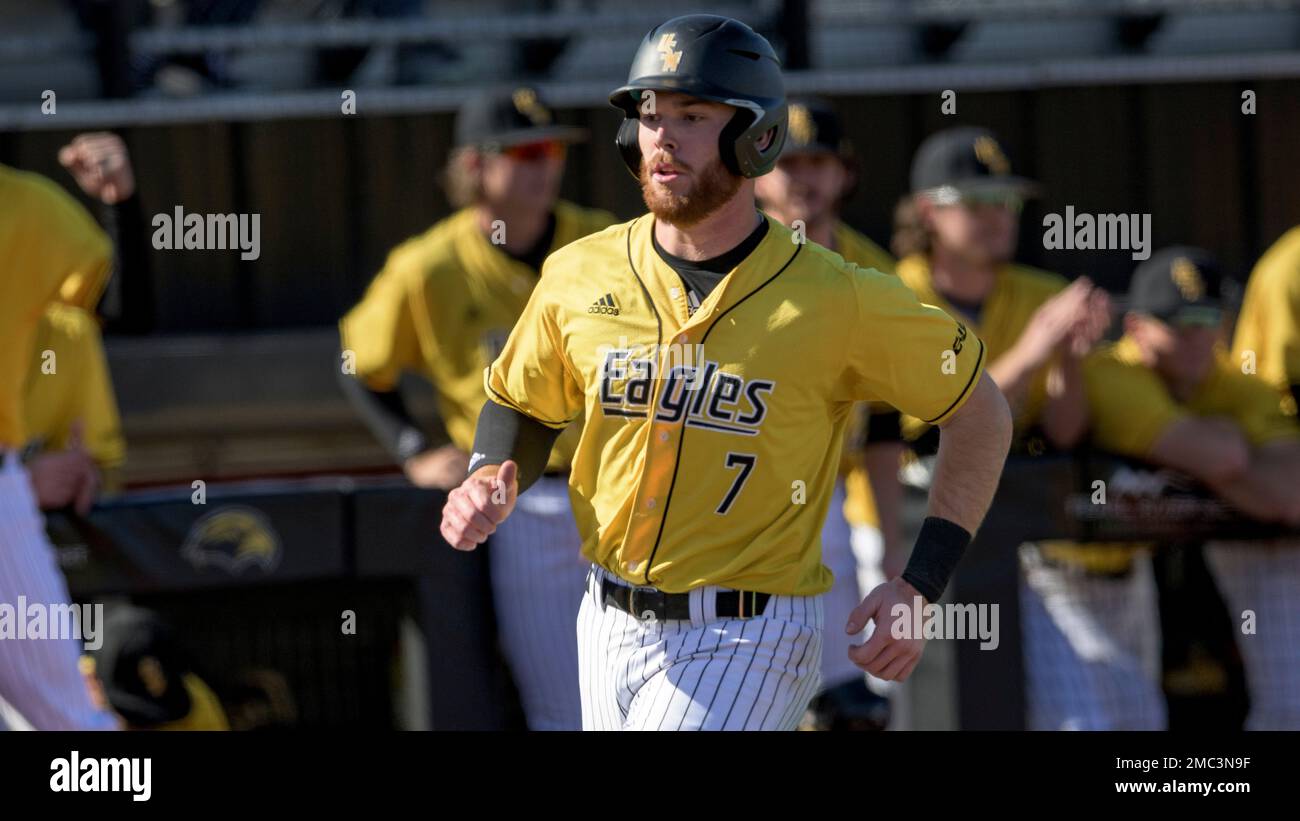 Southern Mississippi outfielder Slade Wilks (7) runs during an NCAA ...
