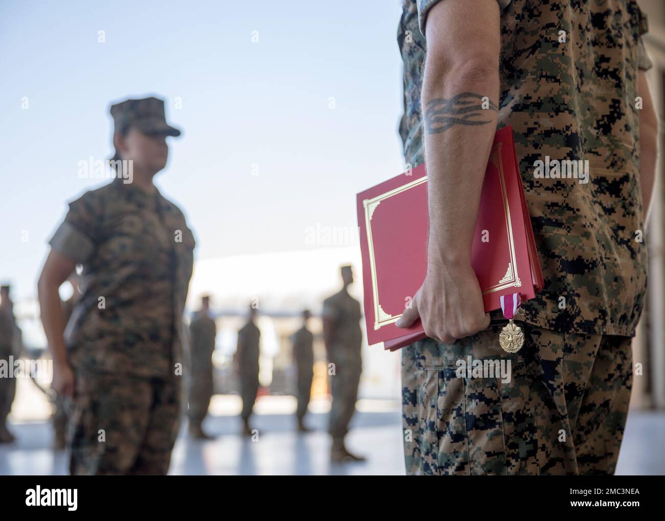U.S. Marine Corps Sgt. Maj. Jon Osborn, squadron sergeant major, Marine ...