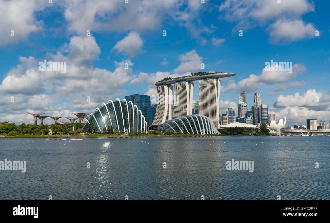 Singapore coastal levee hi-res stock photography and images - Alamy