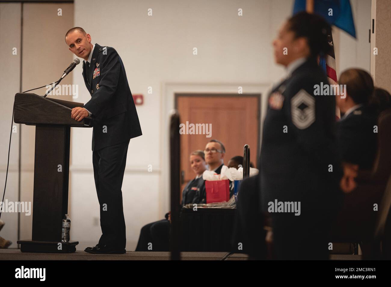 U.S. Air Force Col. Marc E. Greene, 628th Air Base Wing commander ...