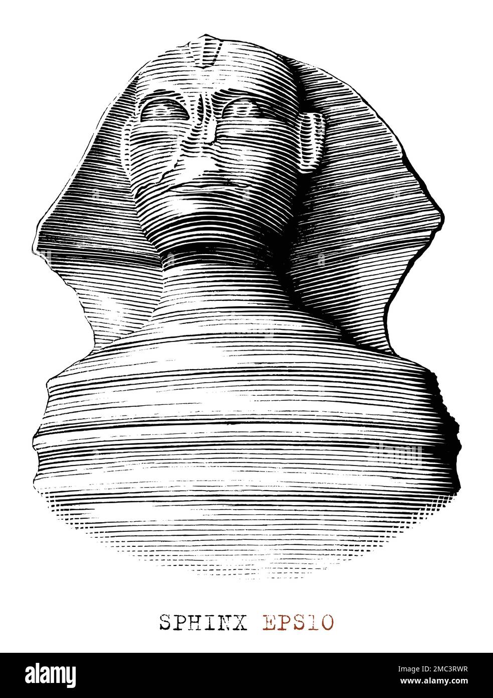 Sphinx egypt drawing hi-res stock photography and images - Alamy