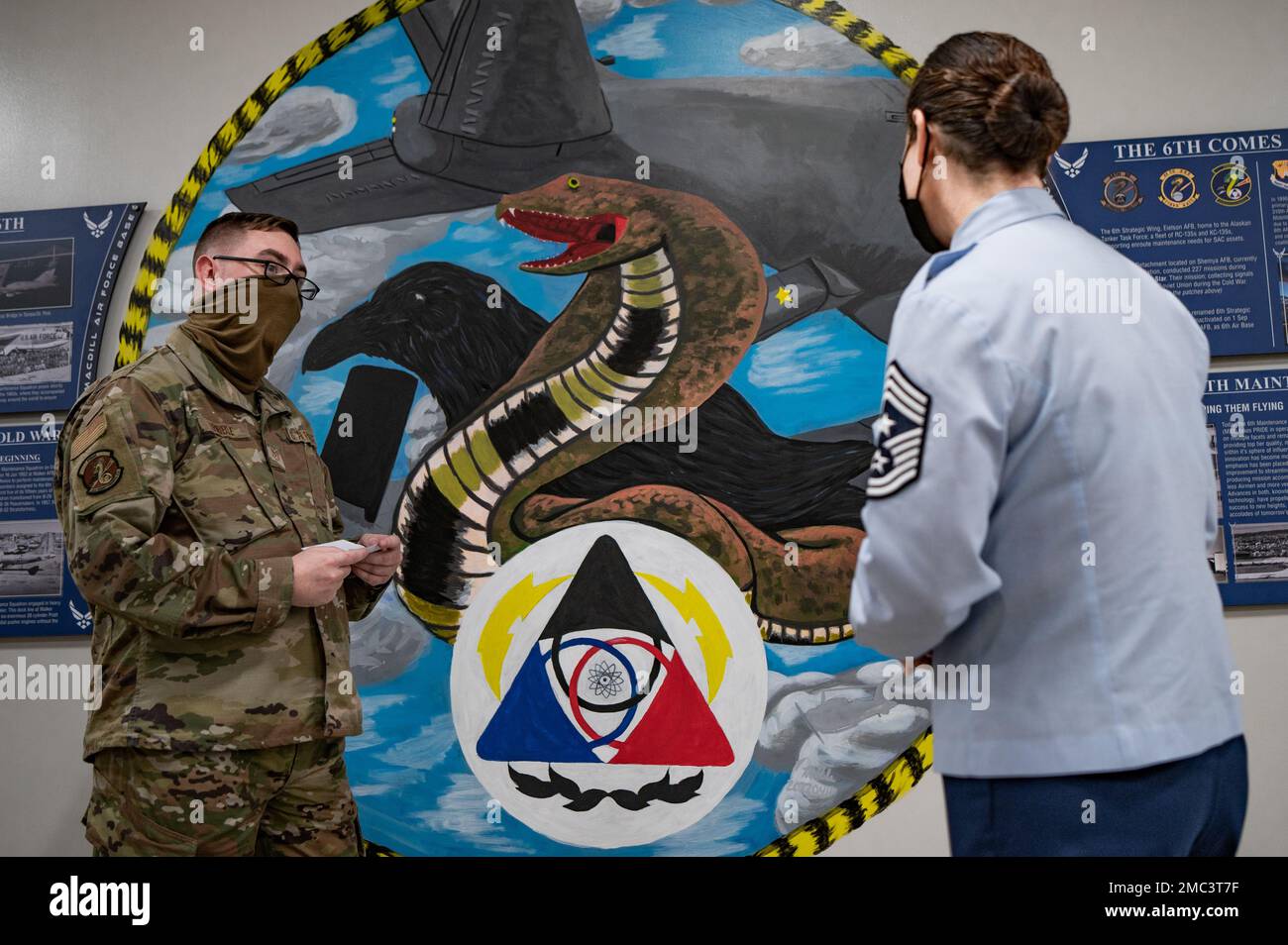 U.S. Air Force Tech Sgt. Tyler Tribble, an aero repair technician ...