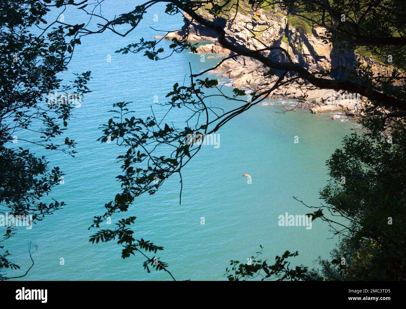 woody bay on the north devon coast Stock Photo - Alamy