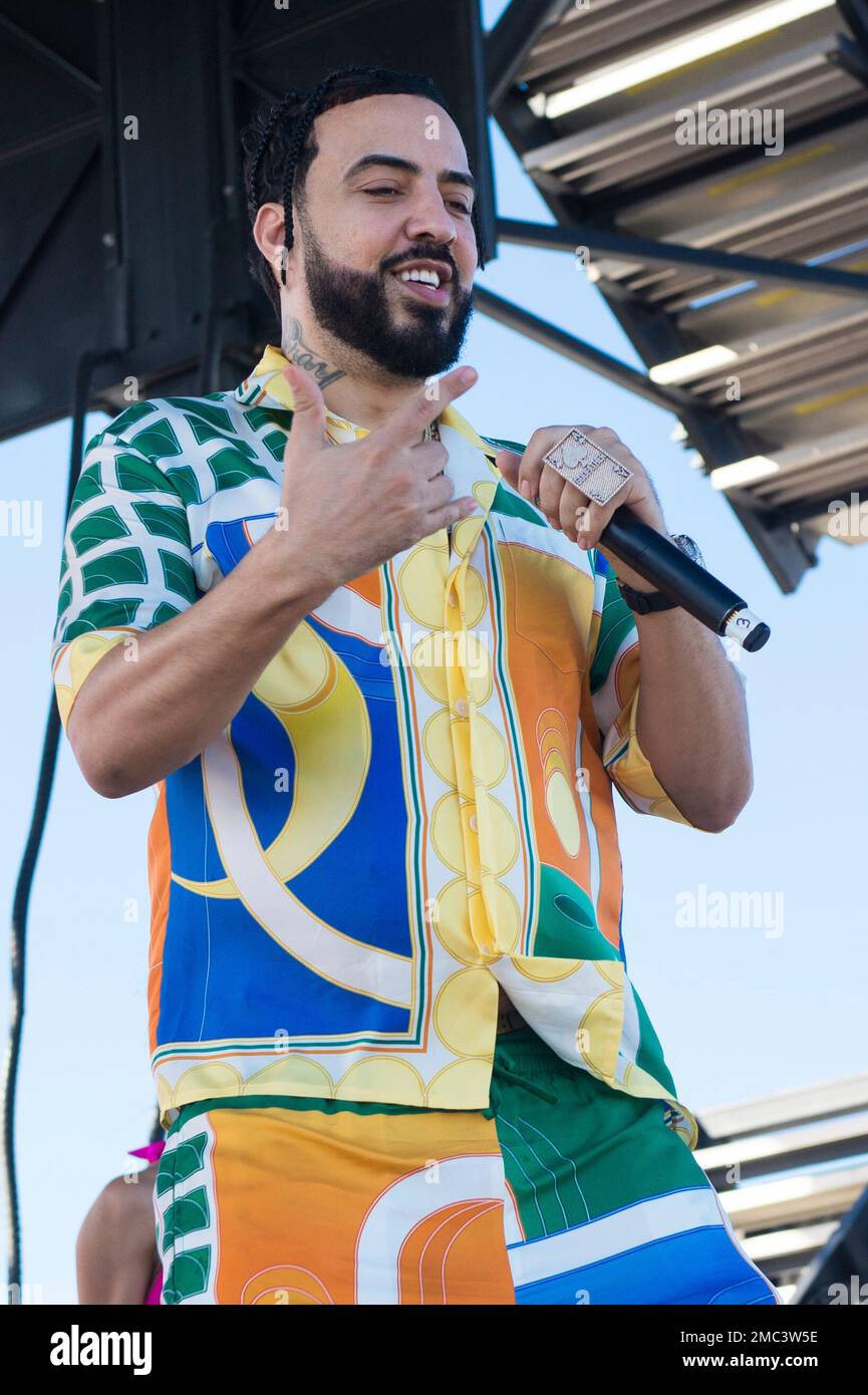 Rapper French Montana performs at the David Grutman Experience during ...