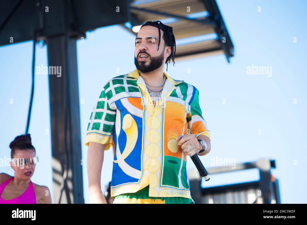 Rapper French Montana performs at the David Grutman Experience during ...