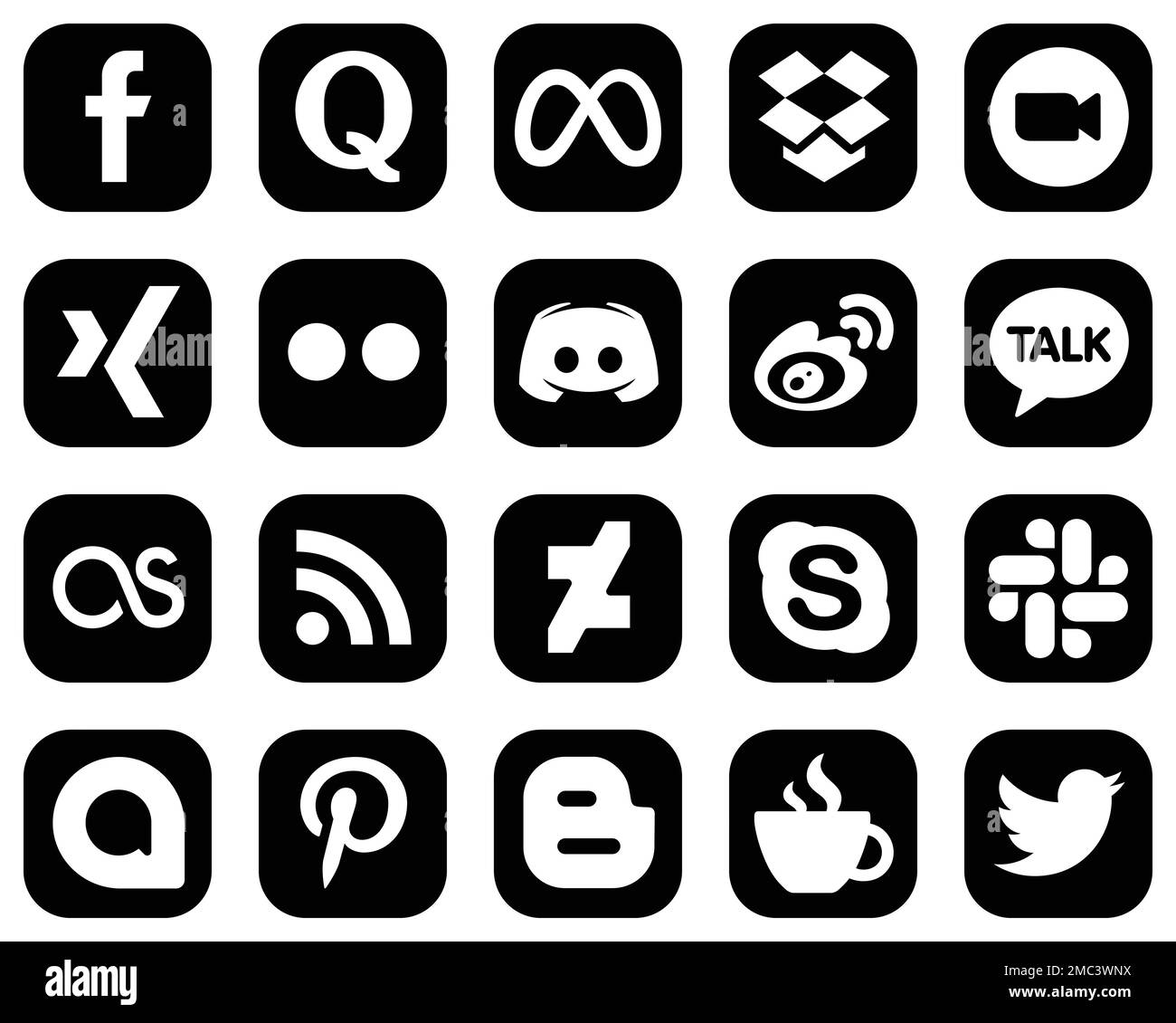 Discord white logo Stock Vector Images - Alamy