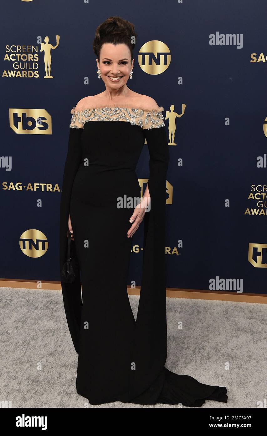 Fran Drescher arrives at the 28th annual Screen Actors Guild Awards at ...