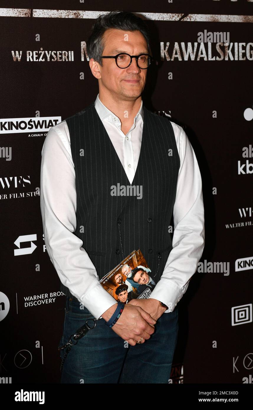 Actor Michal Czarnecki attends the ceremonial premiere of the film ...