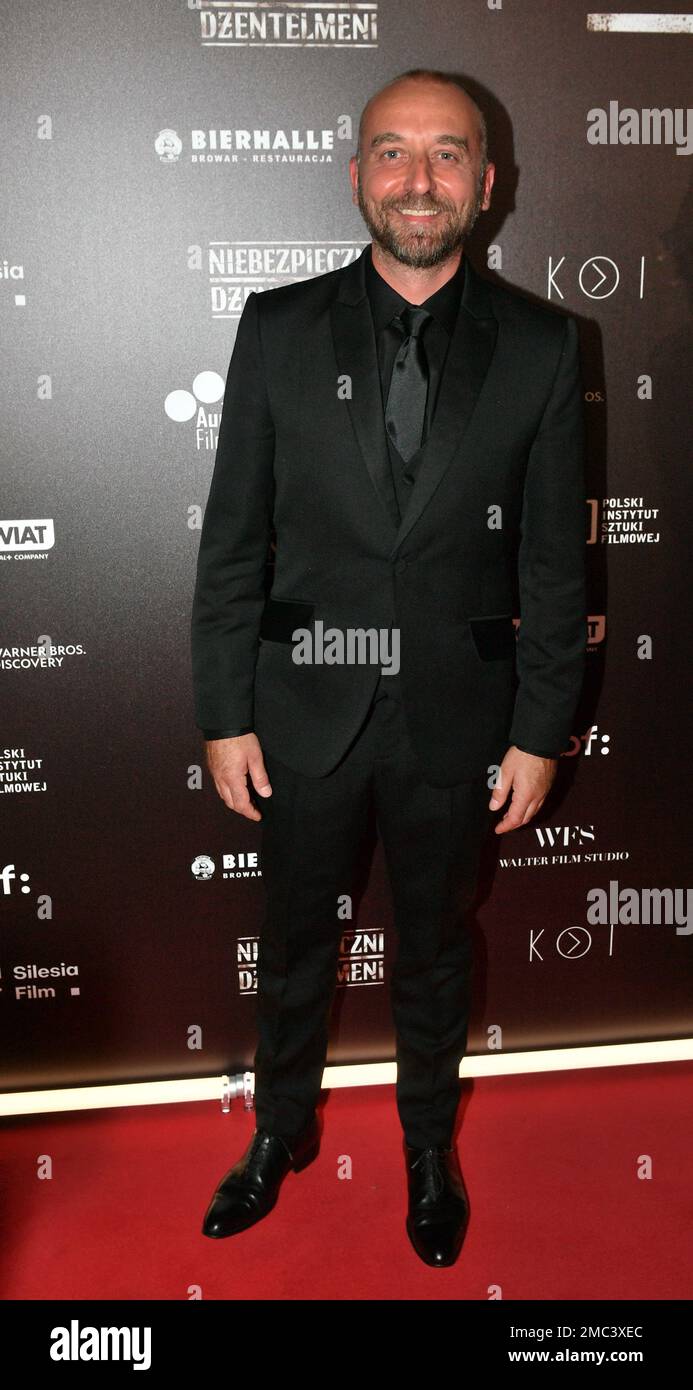Warsaw, Poland. 19th Jan, 2022. Actor Wojciech Mecwaldowski attends the ...