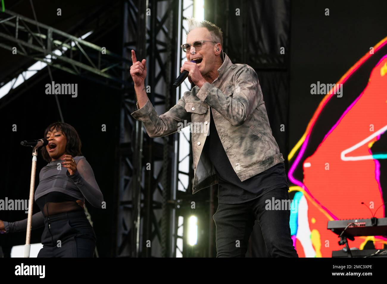 Michael Fitzpatrick of Fitz and The Tantrums performs at Innings ...