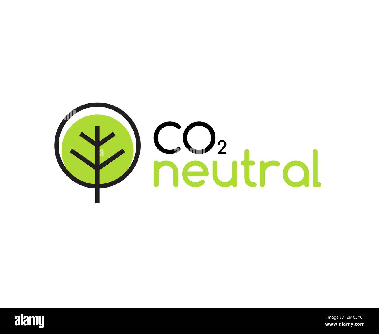 Carbon neutral icon logo. CO2 energy monoxide carbon ecology background ...