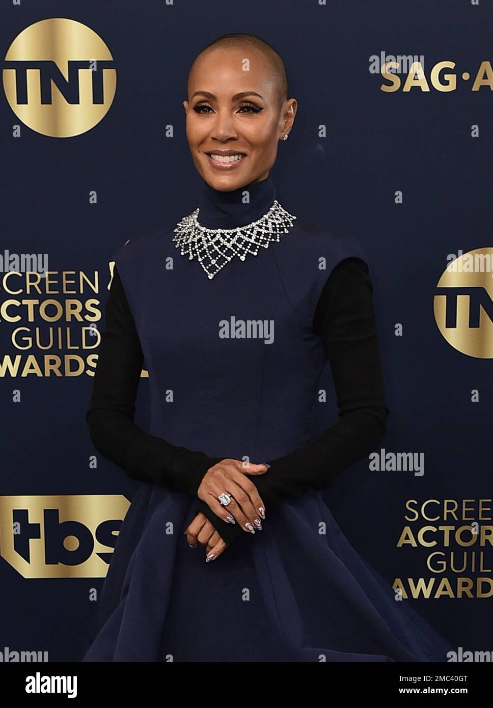 Jada Pinkett Smith arrives at the 28th annual Screen Actors Guild ...
