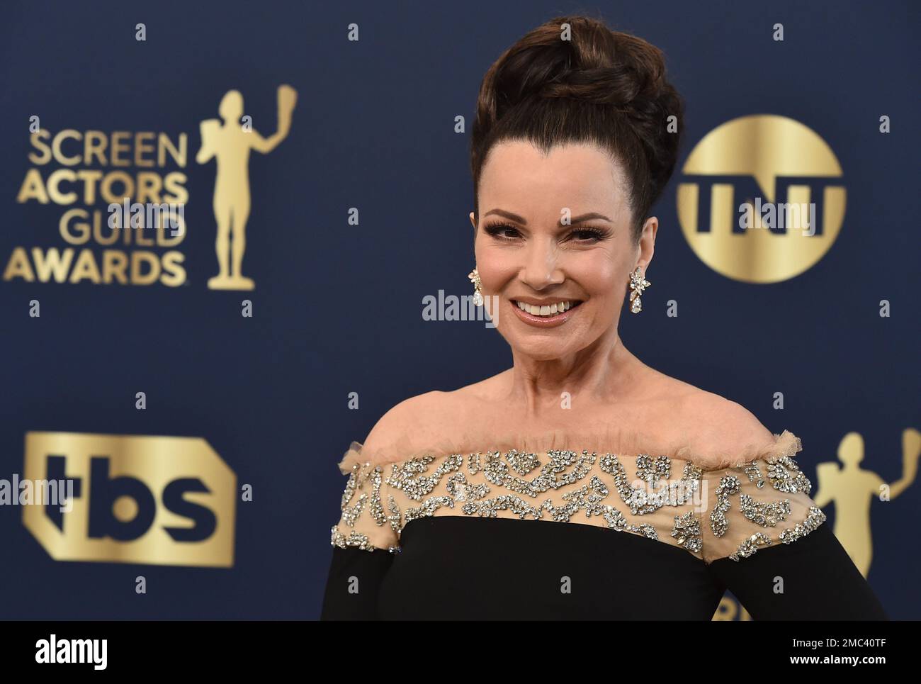 Fran Drescher, President of SAG-AFTRA, arrives at the 28th annual ...