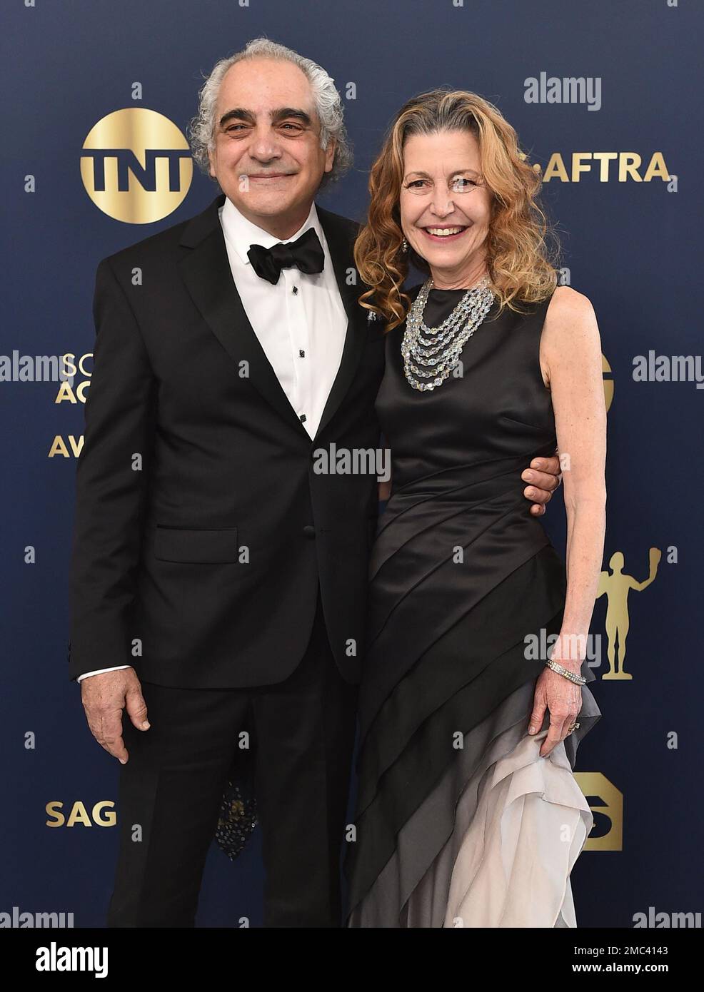 Joe Marinelli, left, and Jean Marinell arrive at the 28th annual Screen ...