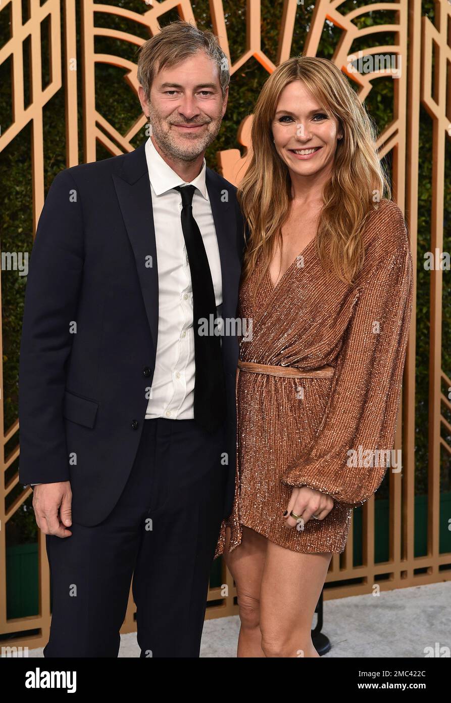 Mark Duplass, left, Katie Aselton arrive at the 28th annual Screen ...