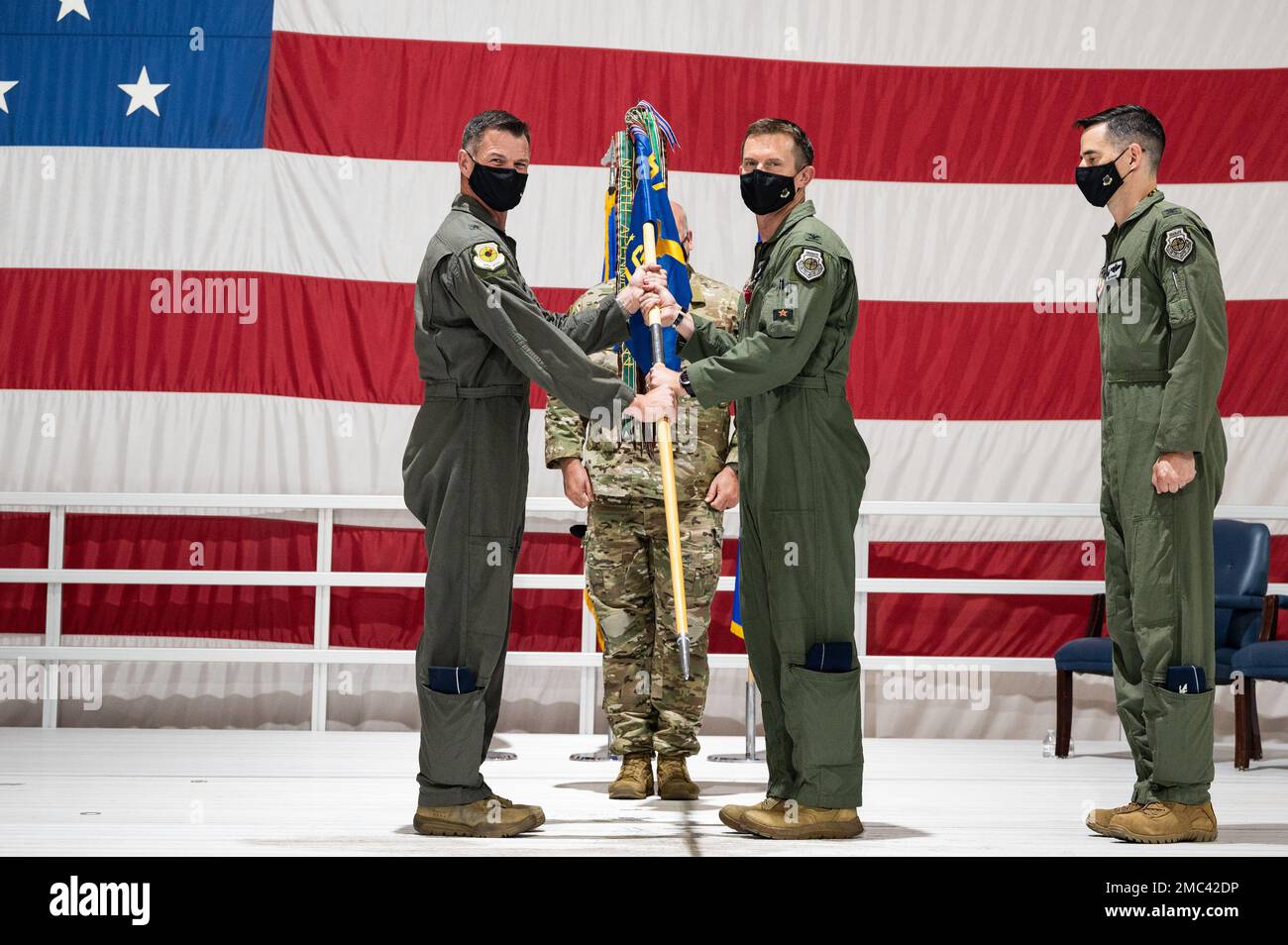 Col. Scott Mills, out-going commander of the 57th Operations Group ...