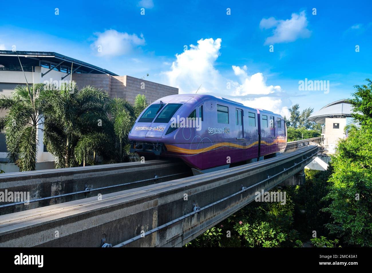 Singapore sentosa rail hi-res stock photography and images - Alamy