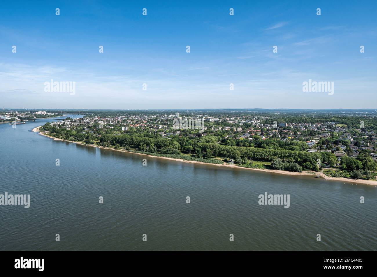 Vogelperspektive Bonn am Rhein / Bonn-Beuel / Bonn-Süd Stock Photo - Alamy