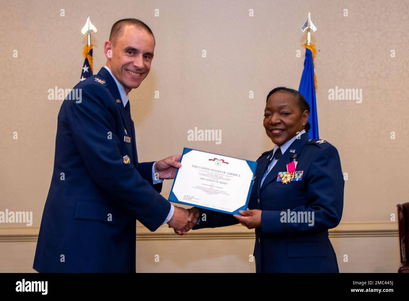 U.S. Air Force Col. Marc E. Greene, 628th Air Base Wing commander ...