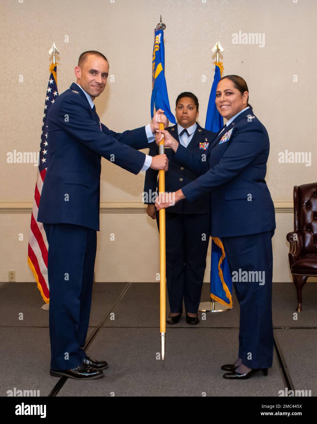U.S. Air Force Col. Anadis Collado, 628th Medical Group commander ...